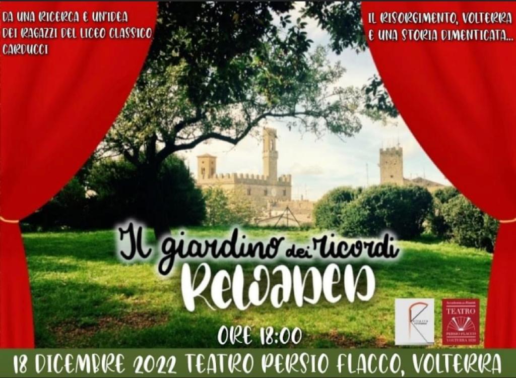 IL GIARDINO DEI RICORDI – RELOADED | OOOH.Events | Biglietteria online gratis per eventi SIAE ...